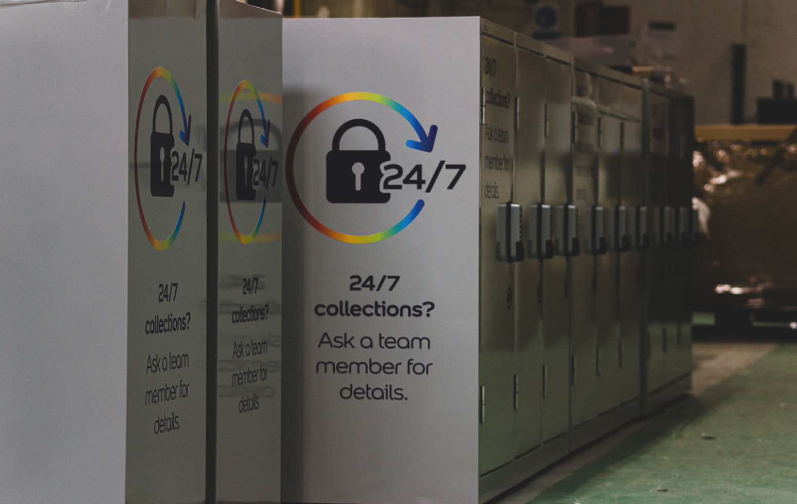 Dulux Decorator Centre Collection Lockers - RED Manufacturing